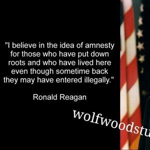 Wall Decor | President Reagan Amnesty Quote Photo 13x19 | Poshmark